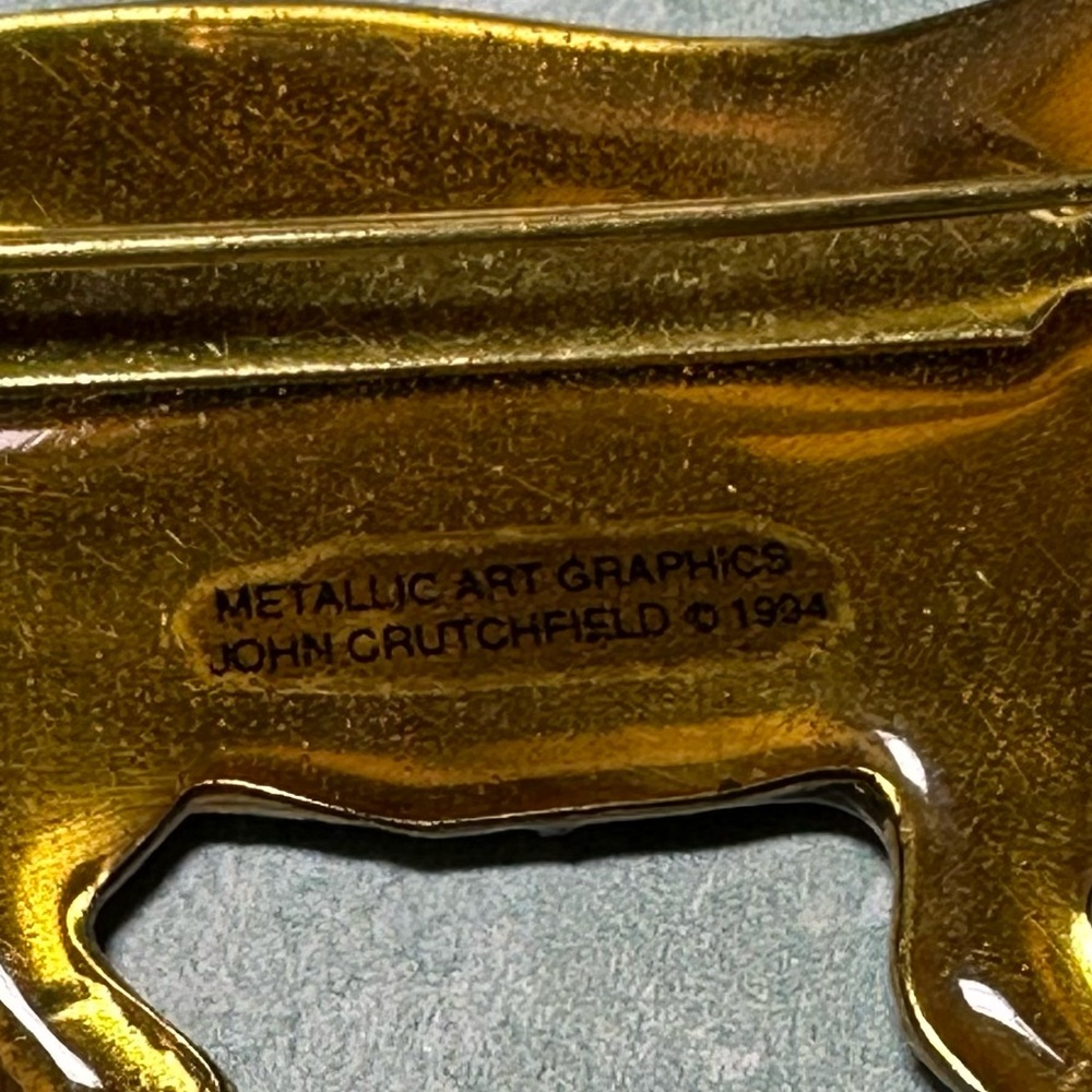 Vintage John Crutchfield 1994 Metallic Arts Graphics … - Gem